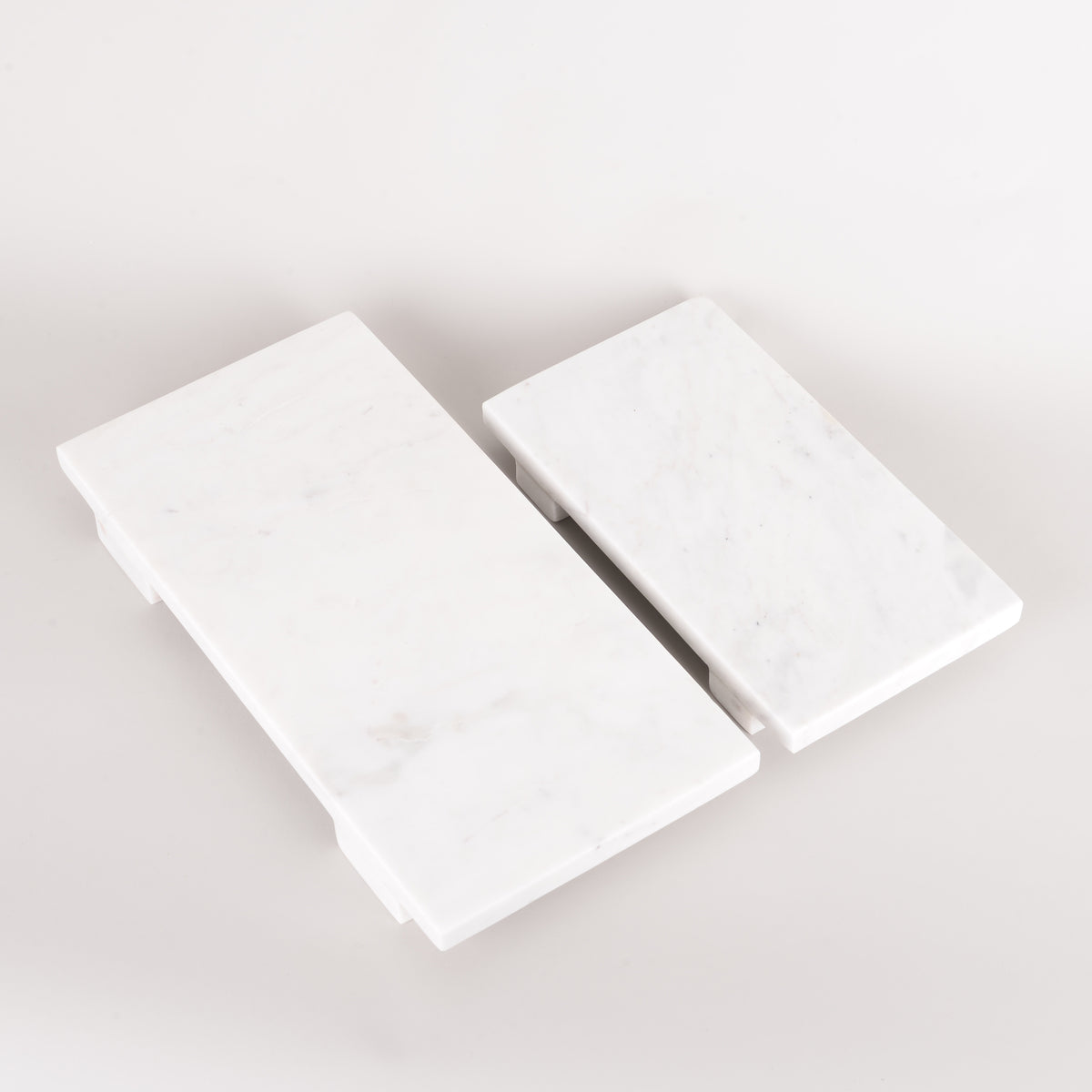 raised rectangle white marble board in 2 sizes – NEW DIRECTION IMPORTS